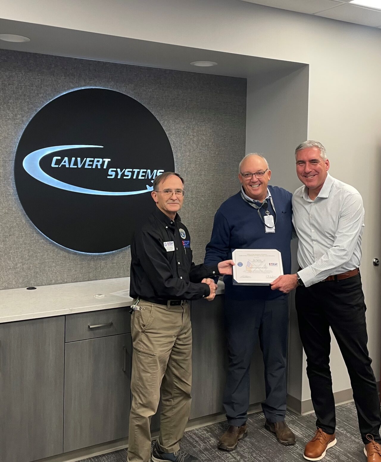 2024 ESGR Patriotic Employer Award | Calvert Systems